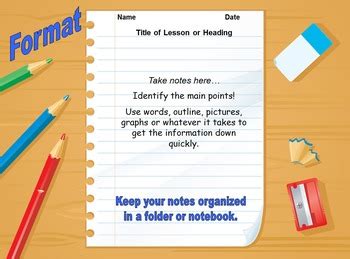 Note Taking Strategies Powerpoint By Mrs Lane TPT