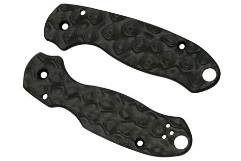 Flytanium Spyderco Para3 Scales Raindrop Carbonfiber Advantageously
