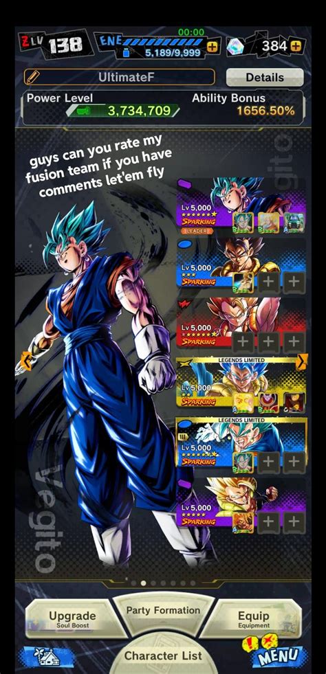 Rate My Fusions R Dblegendsreddit