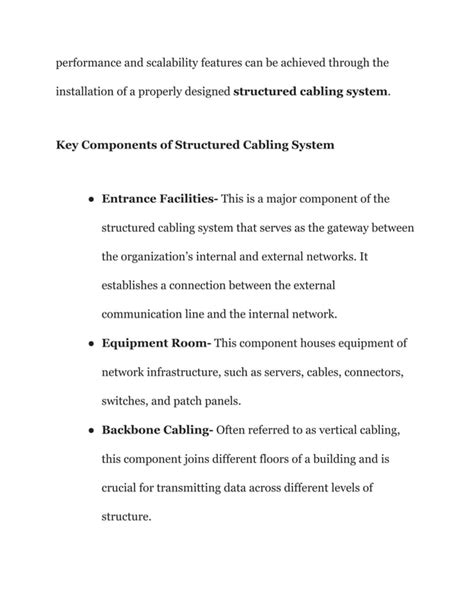 What Is Structured Cabling And Why You Should Carepdf