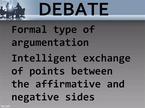 Debate Ppt