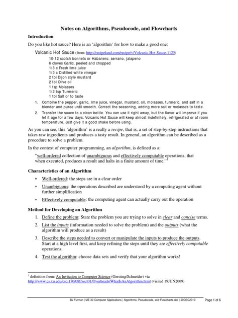Algorithms Pseudo Code Flowchart Pdf Algorithms Division Mathematics