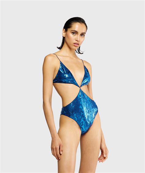 Python Cut Out Maillot Bollicine