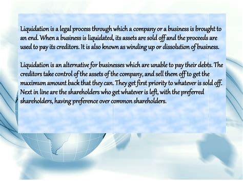 PPT What Does Liquidation Mean In Terms Of Business PowerPoint Presentation ID 1348796