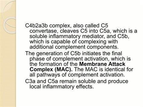 The Complement System Pptx