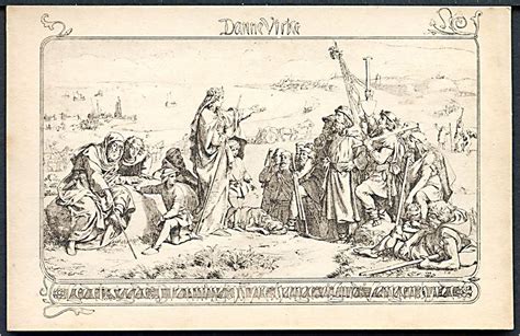 Dronning Thyra Danebod Ved Dannevirke Stenders No 49850 Tegnet Af