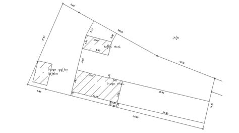 Many Plotting Design With Demarcation Autocad Drawing Cadbull