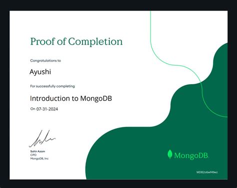 Ayushi Ghosh On Linkedin Mongodb Introductiontomongodb Careerdevelopment
