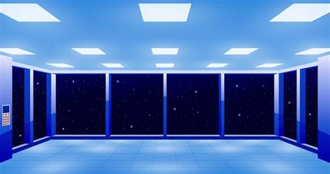 Spaceship Interior Windows Space Stars 22586669 Vector Art At Vecteezy