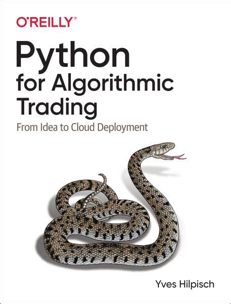 Python For Algorithmic Trading Von Yves Hilpisch Fachbuch Bücherde