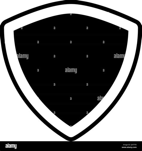User Interface Shield Icon Stock Vector Image Art Alamy