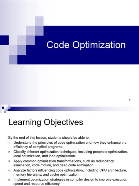Code Optimization Techniques Explained Pdf Program Optimization