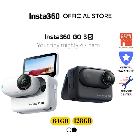 Insta360 GO 3S The Tiny Mighty Action Cam 4K Video GO3S Shopee Malaysia