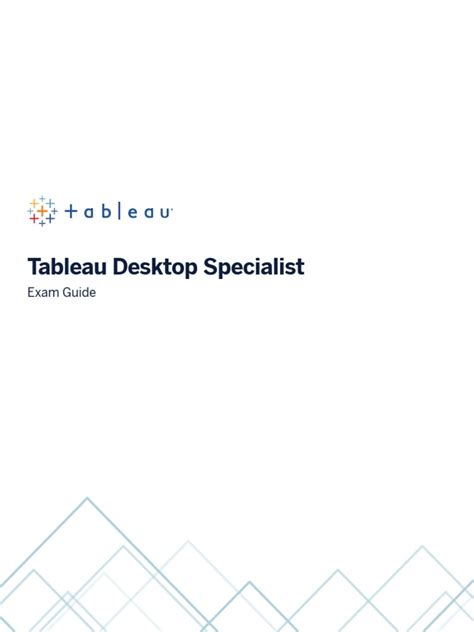 Tableau Desktop Specialist Exam Guide Pdf Test Assessment Data