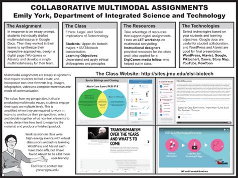 collaborative multimodal assignments sts infrastructures