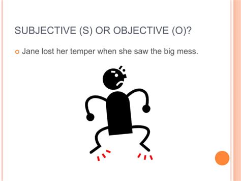 Subjective Objective Exercise Pptx