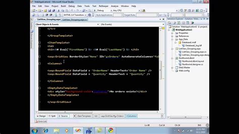 Grouping Data Using Listview Control Hd Youtube