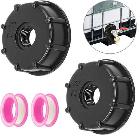 Mabahon Pack Of 2 Ibc Tank Caps Ibc Adapter Cap S60 X 6 To 412 Inch Internal Thread Ibc Mabahon Pack Of 2 Ibc Tank Caps Ibc Adapter Cap S60 X 6 To 412 Inch Internal Thread Ibc
