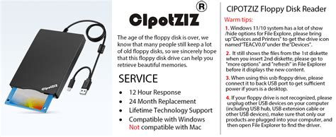 Amazon Com Floppy Disk Reader USB C External Inch MB Floppy Disc Reader Dual USB Type