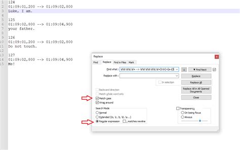 Regex Notepad How To Replace 1 Character If A Condition Is True Stack Overflow