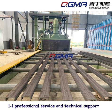 Continuous Steel Beam Steel Structures Pass Through Roller Conveyor