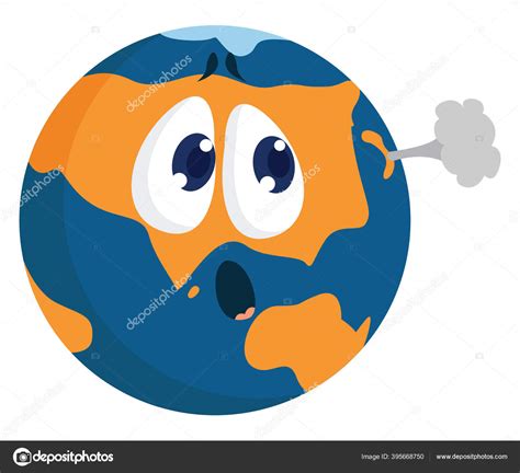 Explosion Earth Illustration Vector White Background Stock Illustration By Morphart 395668750