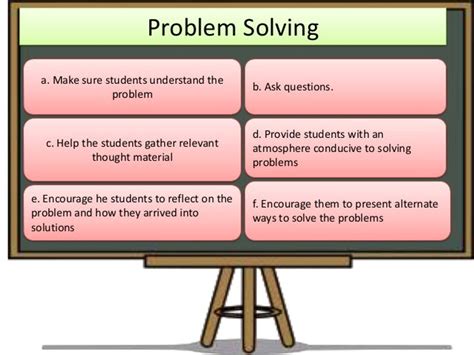 👍 problem solving approach in teaching a problem solving approach to