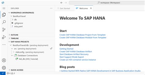 Create A Development Project In SAP Business Application Studio SAP Tutorials