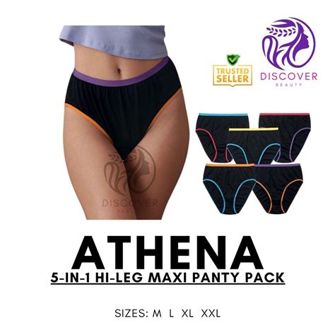 Avon Athena 5 In 1 Hi Leg Maxi Panty Pack Medium To Xxl Shopee
