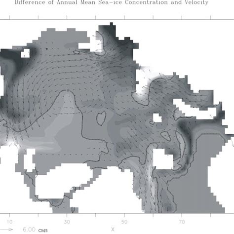The Same As Figure 1 But For Sea Ice Concentration And Velocity S Cm Download