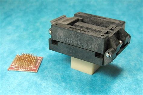 Aprilog TQFP ZIF Sockets To QFP TQFP SMT Component Site Pads