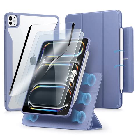 Lavender Ipad Pro 13 Magnetic Case 360 With Screen Protector Esr