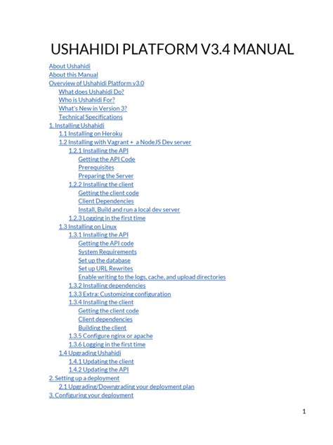 Ushahidi Platform V3 Manual Pdf Pdf Web Server Internet And Web