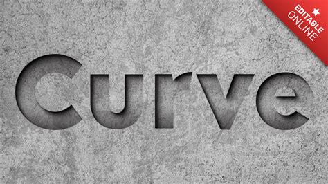 Curve Text Effect Generator