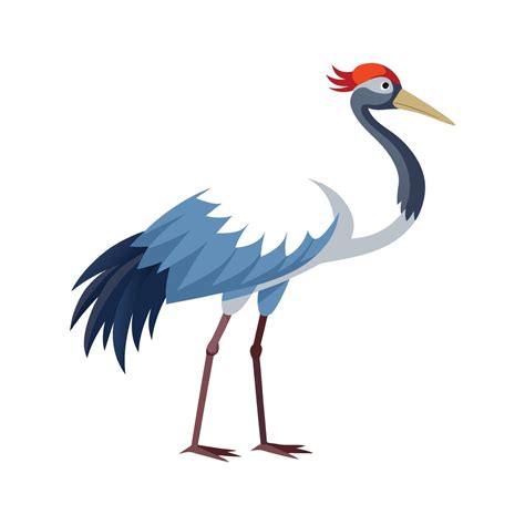 Elegant Brolga Bird Illustration 58245352 Vector Art At Vecteezy