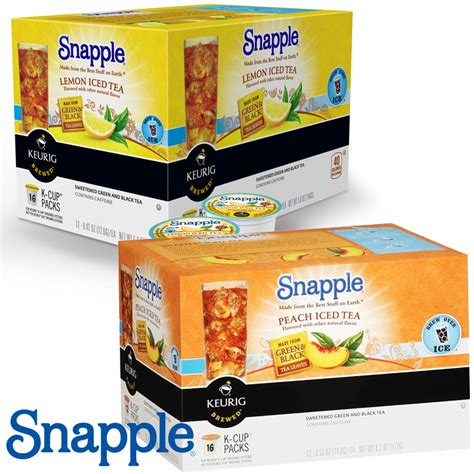 Snapple K Cup Lemon Iced Tea At Eileen Marvin Blog