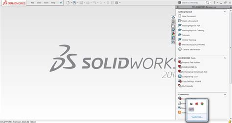 Menu And Tools Solidworks