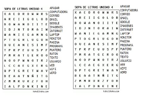 Sopa De Letras Sexto Mayo Pdf