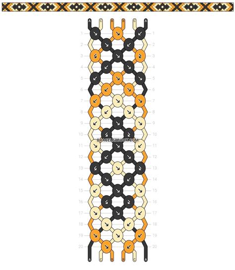 Pattern 145830 Модели веревочных браслетов Узоры для браслетов дружбы Тканые браслеты