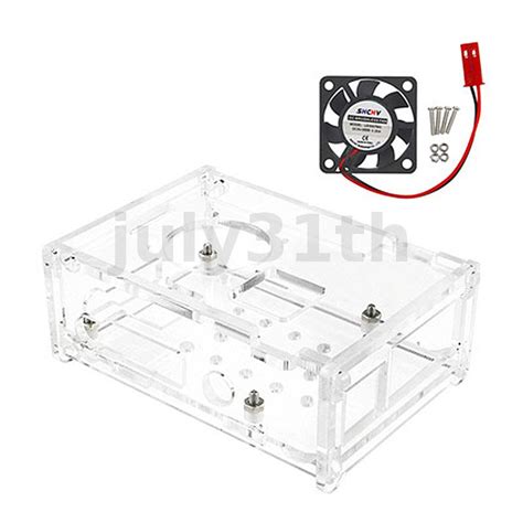 Banana Pi BPI M2 Berry Acrylic Shell With Cooling Fan Cooling Protection Box Shopee Philippines