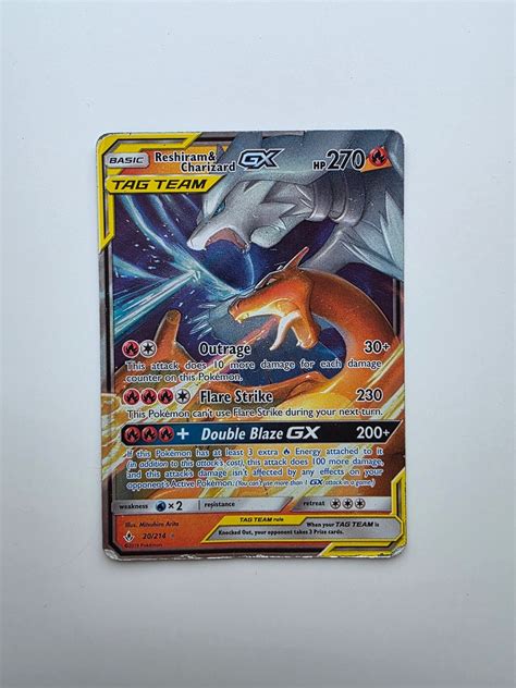 Se Produkter Som Liknar Reshiram And Charizard Gx 2021 På Tradera