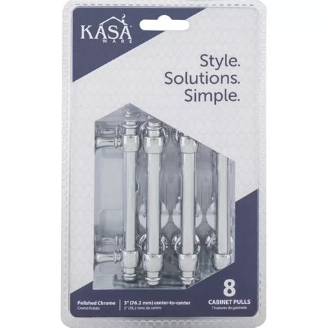 Decorative Pulls Collection 8pc Pack 3 Centers Cabinet Pull In