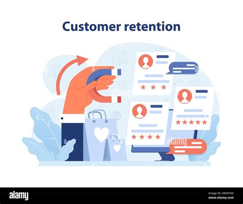 Customer Retention Survey Stock Vector Images Alamy