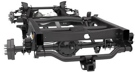 Pickup Truck Chassis Model Turbosquid 1651690