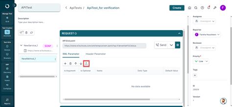 creating soap api method in opkey
