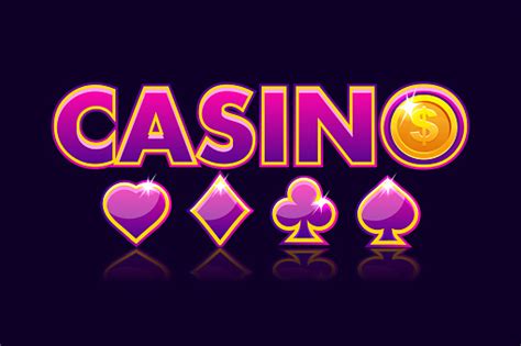 화면 로고 카지노 배경 게임 카드 표지판 및 동전 달러와 도박 아이콘 게임 카지노 슬롯 Ui 벡터 일러스트 그래픽 사용자 인터페이스에 대한 스톡 벡터 아트 및 기타 이미지