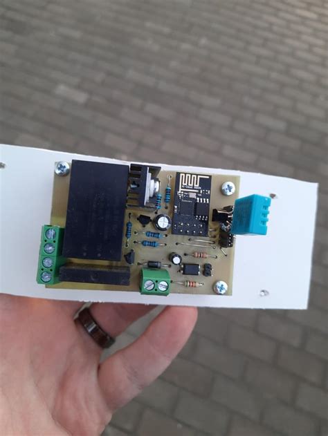 Diy Esphome Light Controller With Tactic Switch Trigger And Temperature Monitoring Using Esp 01