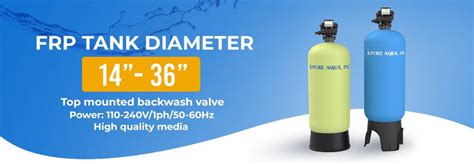 Commercial Frp Water Media Filtration System Pure Aqua Inc