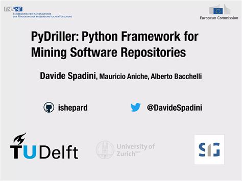 Pydriller Python Framework For Mining Software Repositories Pdf