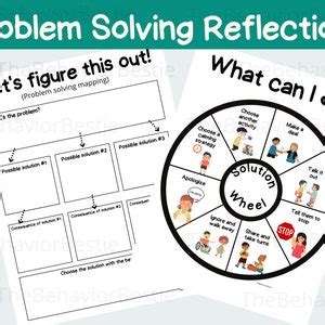 Problem Solving Reflection Sheet Problem Solving Skills Problem Solving Worksheet Problem